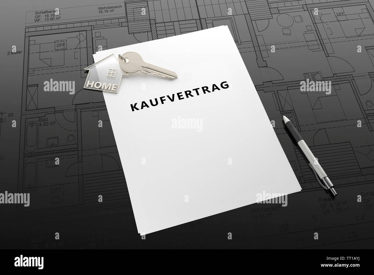 House Key - Illustration Stock Photo - Alamy