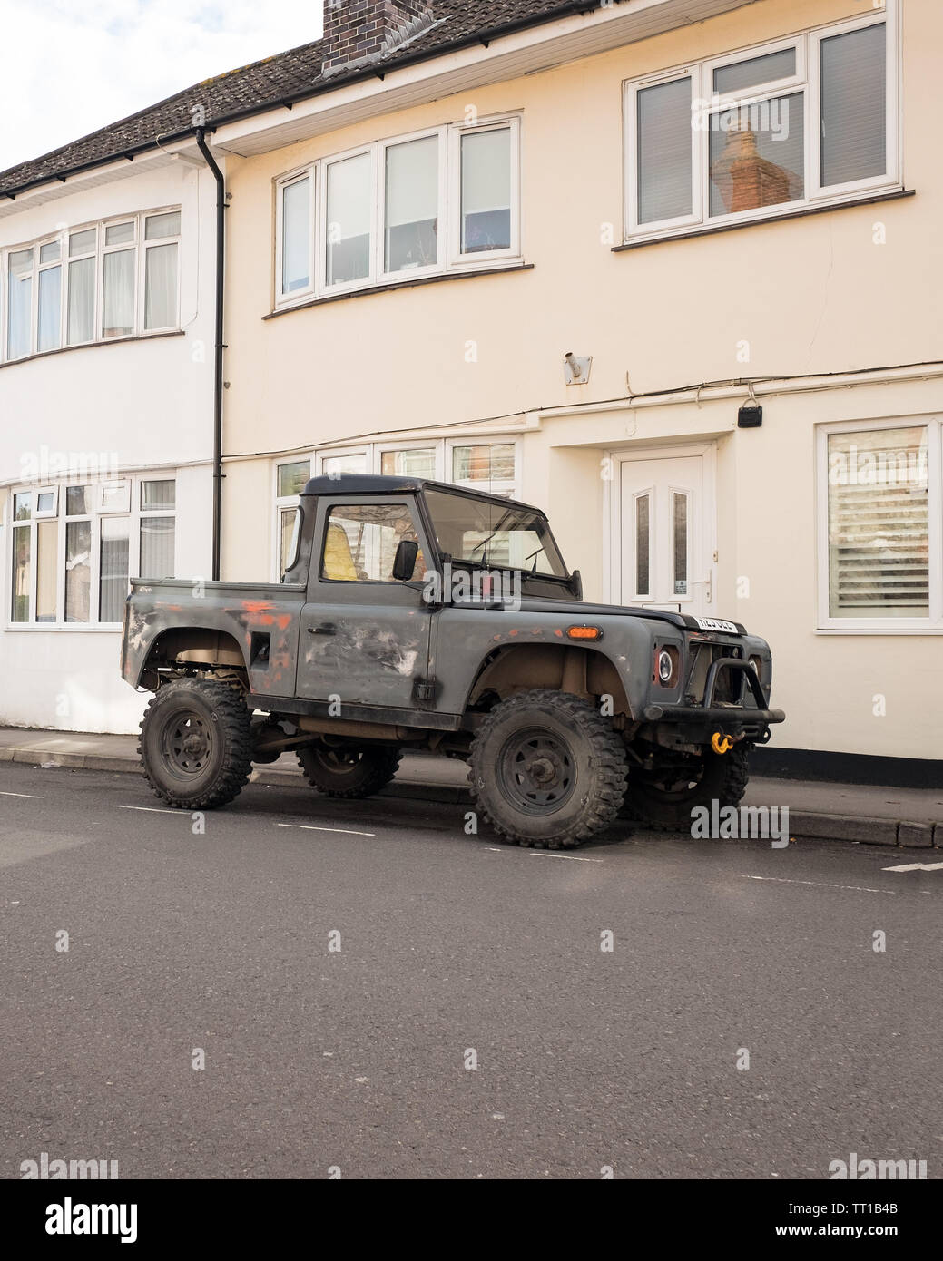 June 2019 - Rough looking Land Rover defender converted into a serious ...
