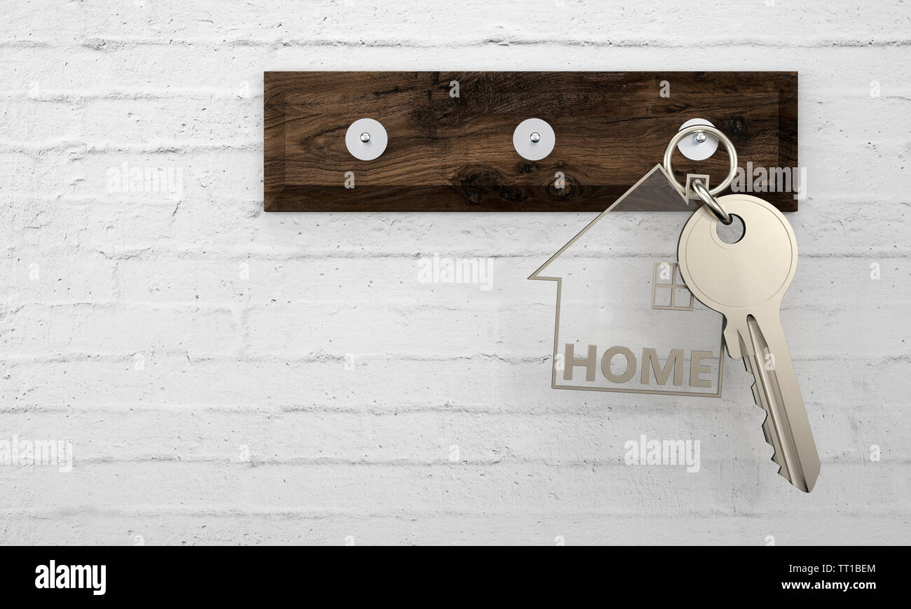 House Key - Illustration Stock Photo - Alamy