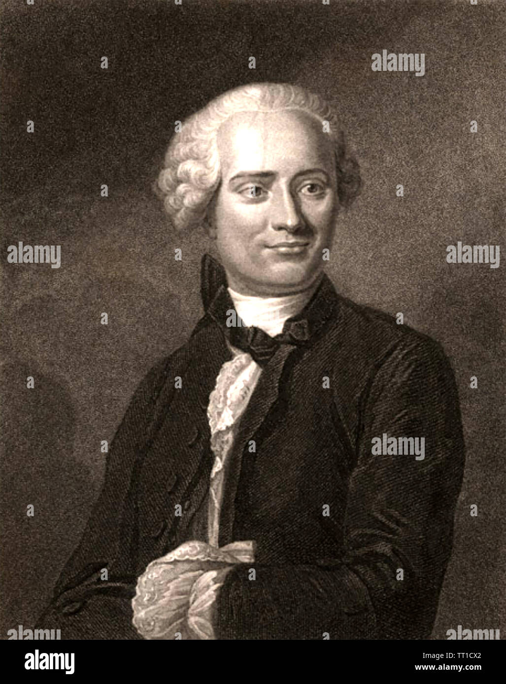 JEAN le ROND d'ALEMBERT (1717-1783) French mathematician and physicist ...