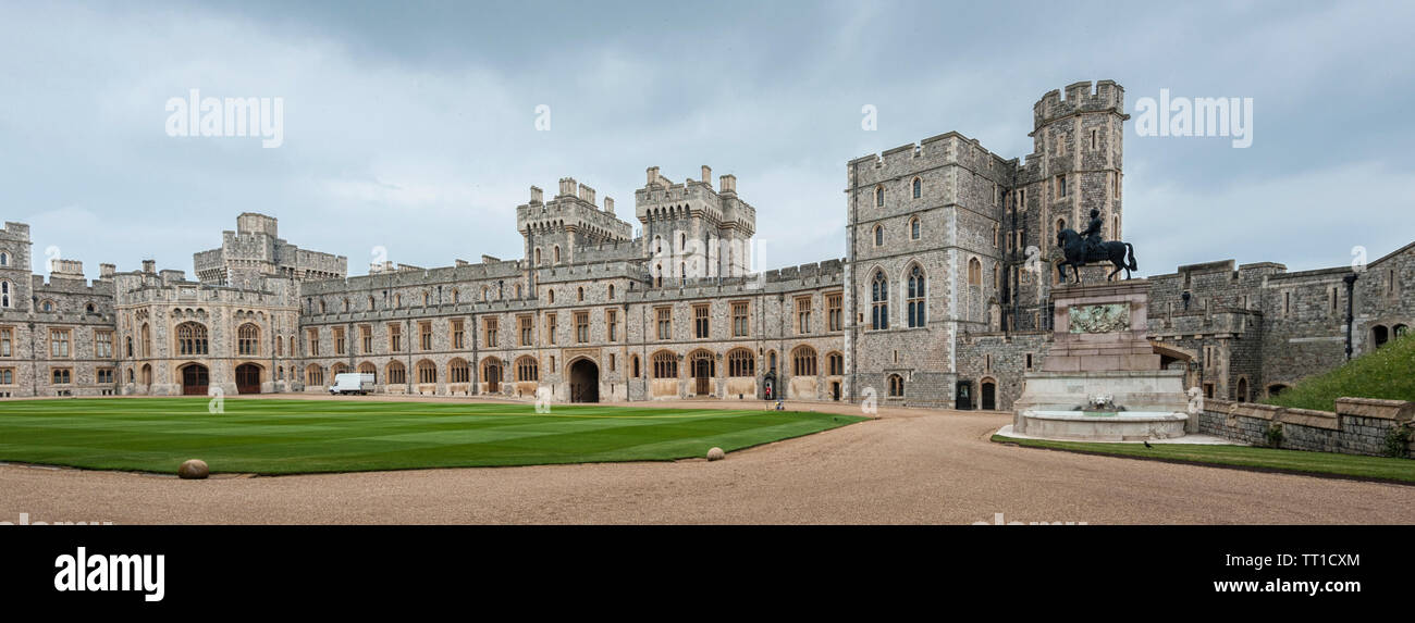 Windsor Castle, built in the 11th Century, is the residence of the ...