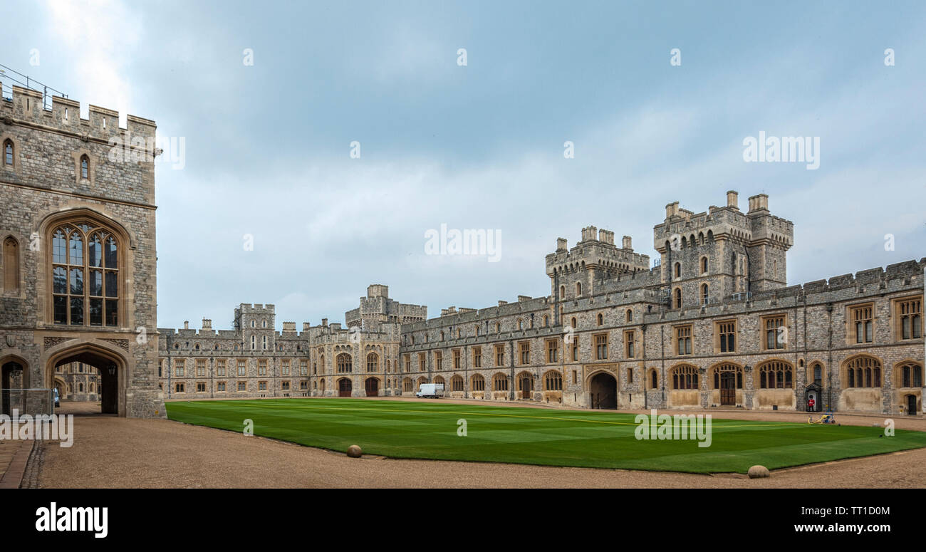 Windsor Castle, built in the 11th Century, is the residence of the ...