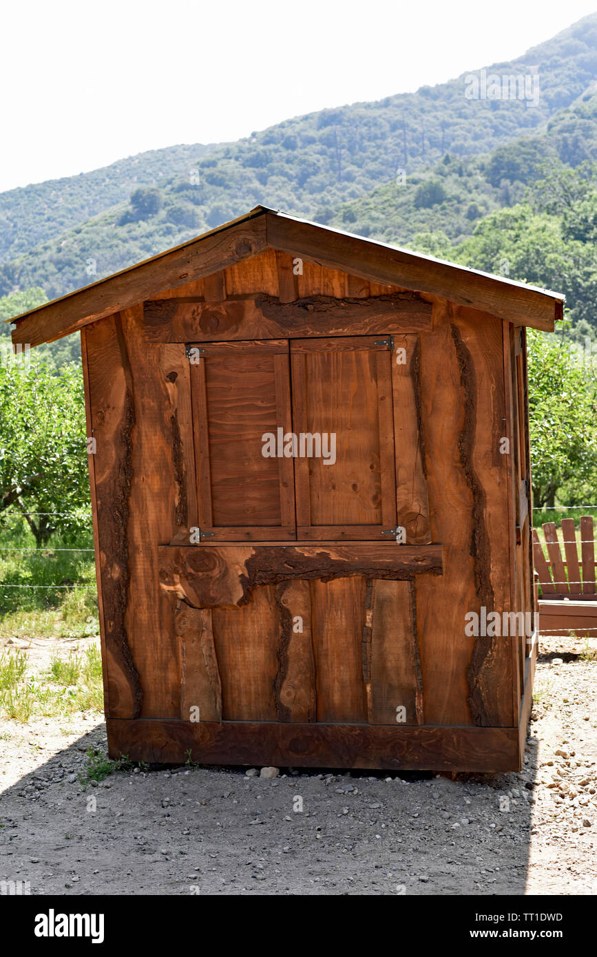 Log Cabin Playhouse Stock Photo - Alamy