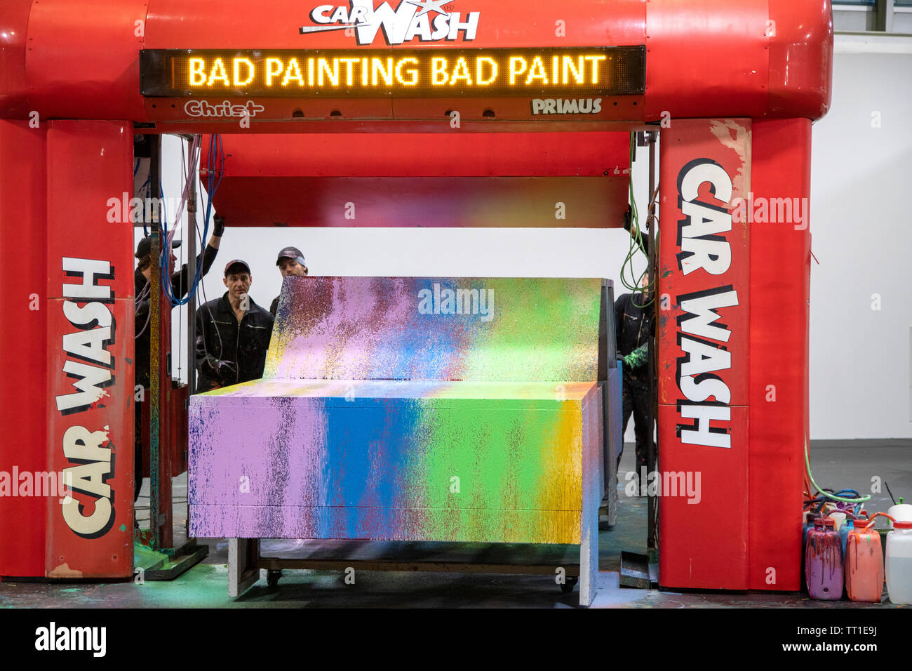 The 49th annual Art Basel art fair in Basel Stock Photo - Alamy