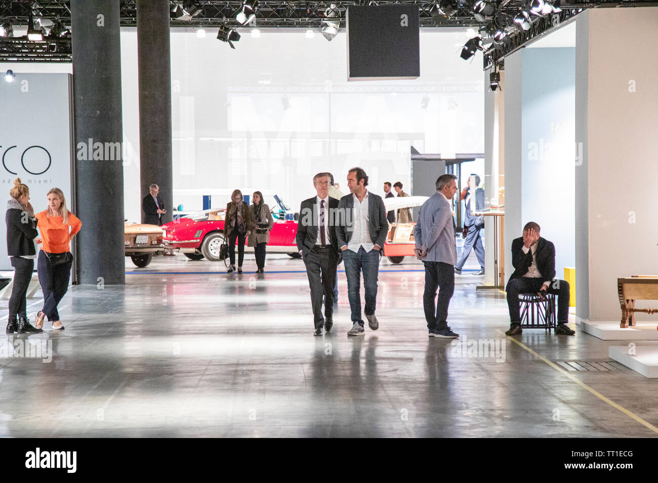 The 49th annual Art Basel art fair in Basel Stock Photo - Alamy