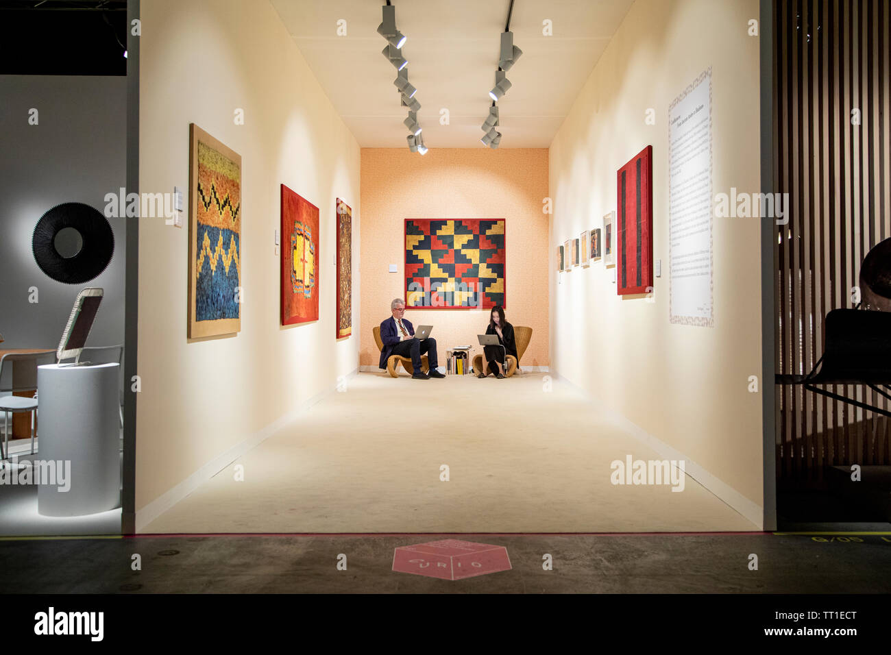 The 49th annual Art Basel art fair in Basel Stock Photo - Alamy