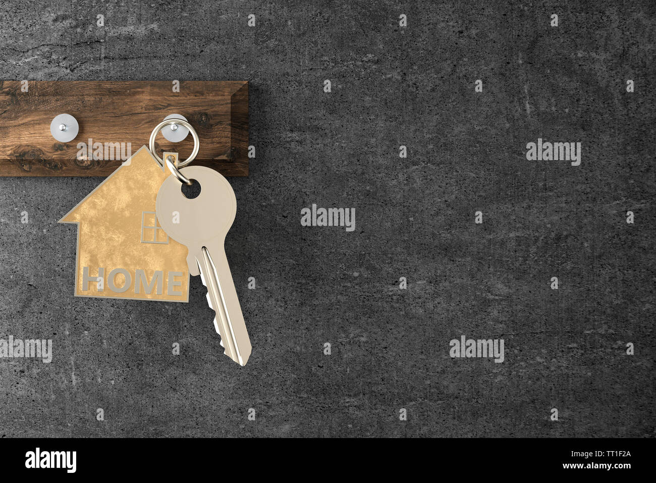 House Key - Illustration Stock Photo - Alamy