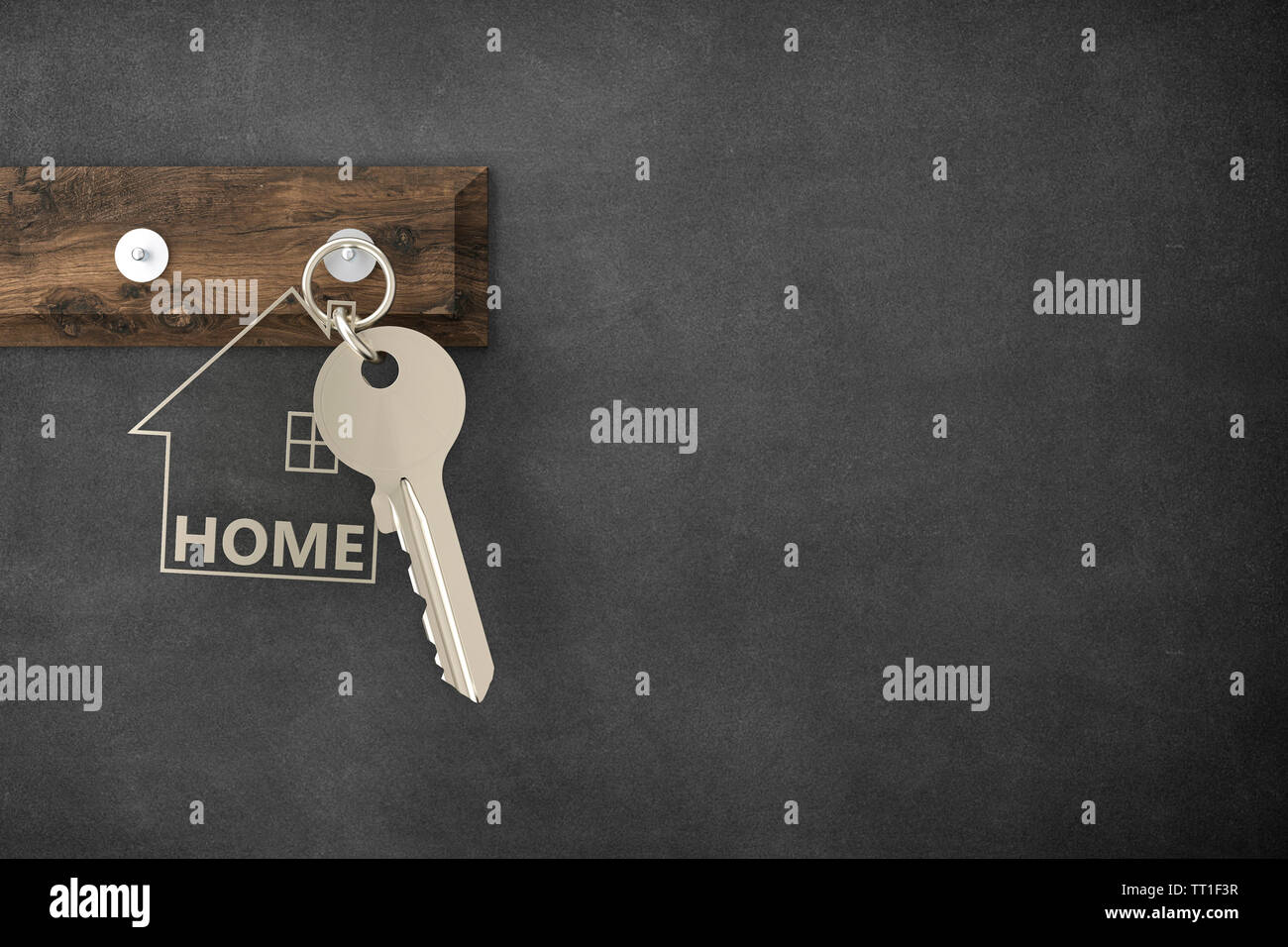 House Key - Illustration Stock Photo - Alamy