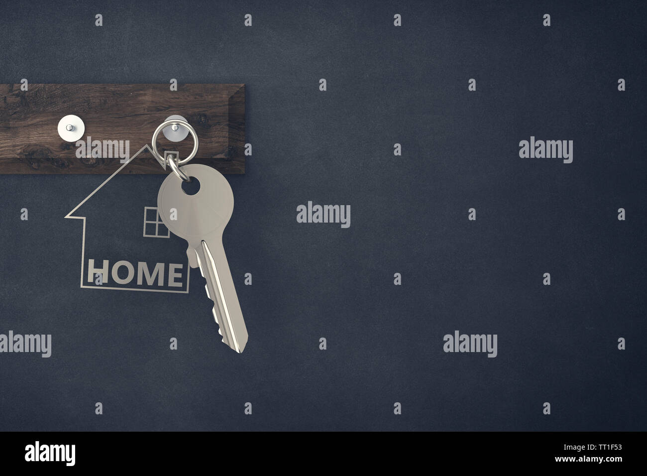 House Key - Illustration Stock Photo - Alamy