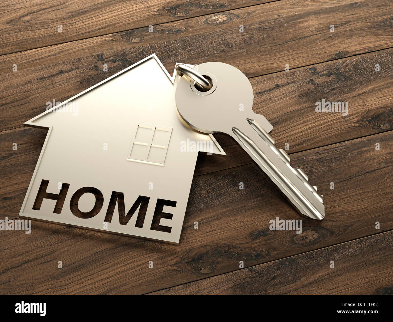 House Key - Illustration Stock Photo - Alamy
