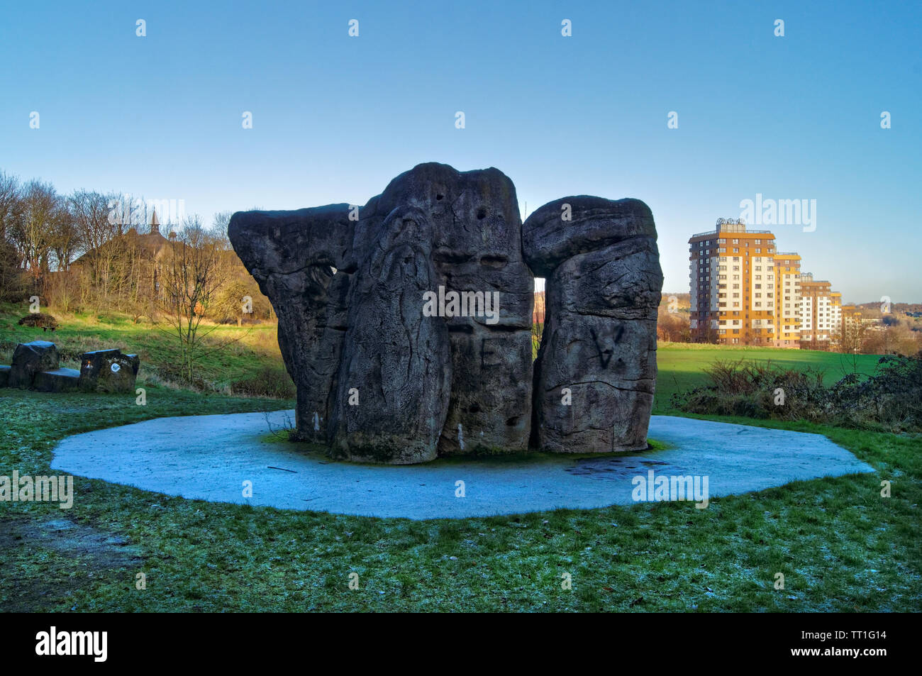UK, South Yorkshire, Sheffield, The Ponderosa & Martin Street Tower ...