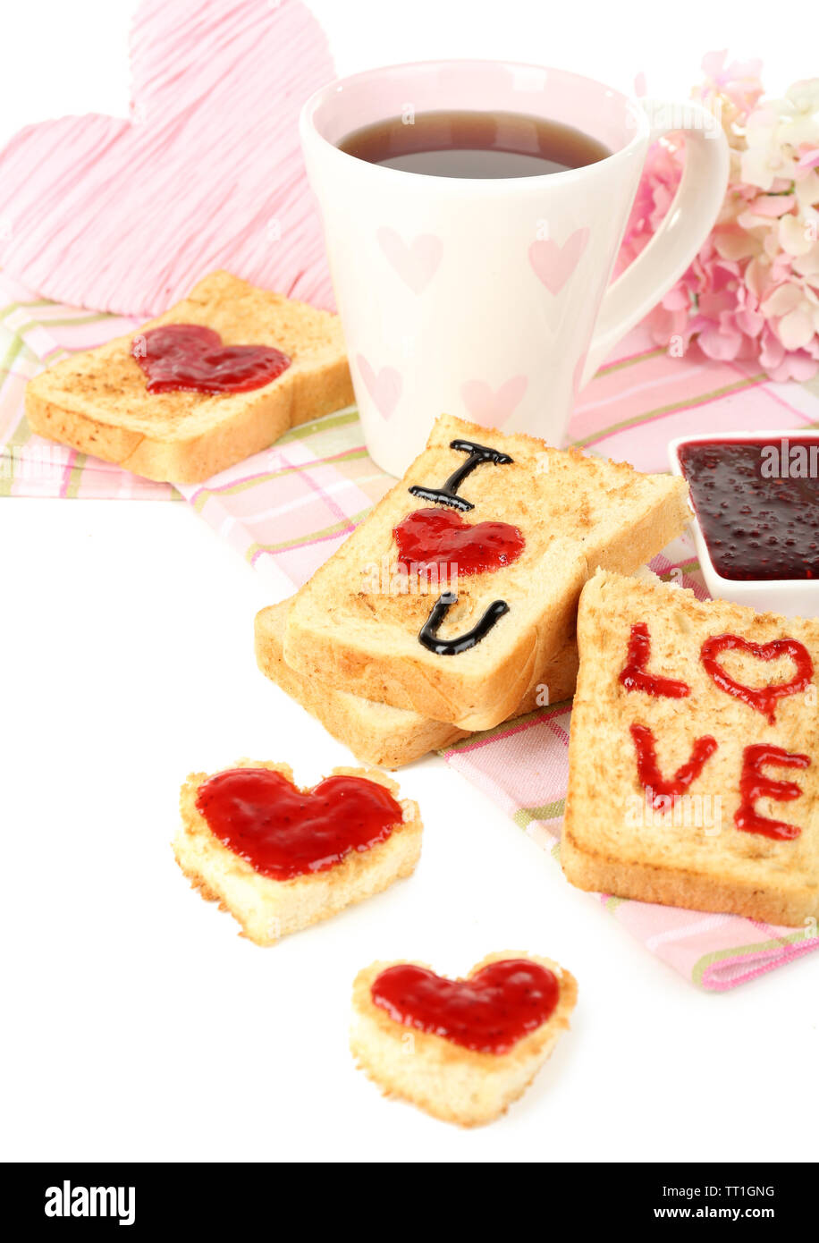 Close up napkin table Cut Out Stock Images & Pictures - Alamy