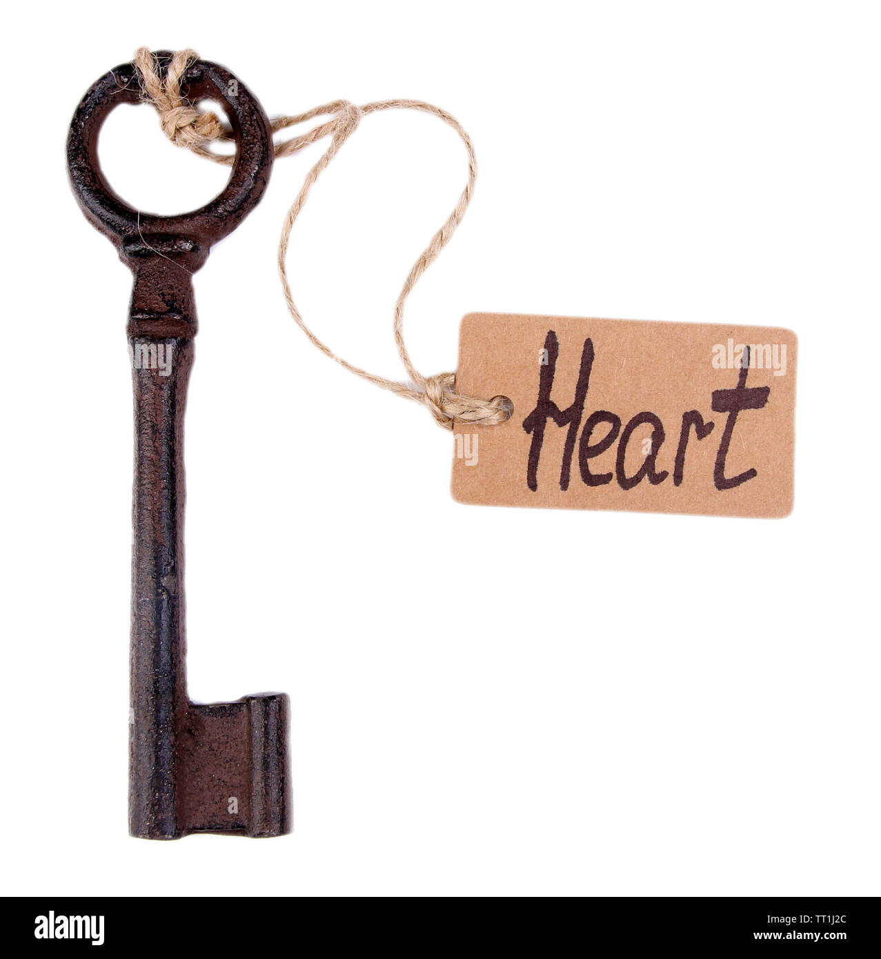 Old woman and keys Cut Out Stock Images & Pictures - Alamy