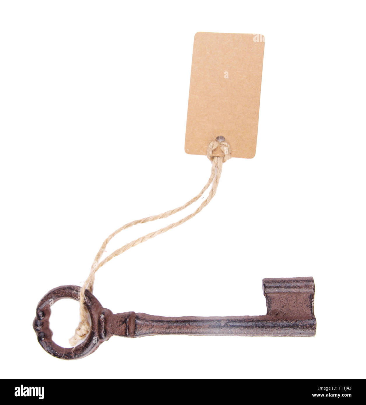 Vintage key tag Cut Out Stock Images & Pictures - Alamy