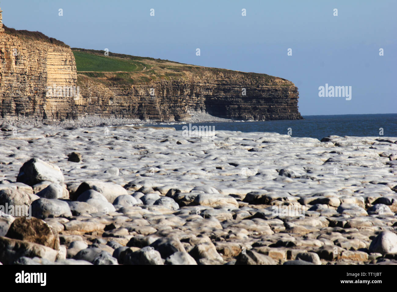 Witches point Dunraven bay Wales Stock Photo - Alamy