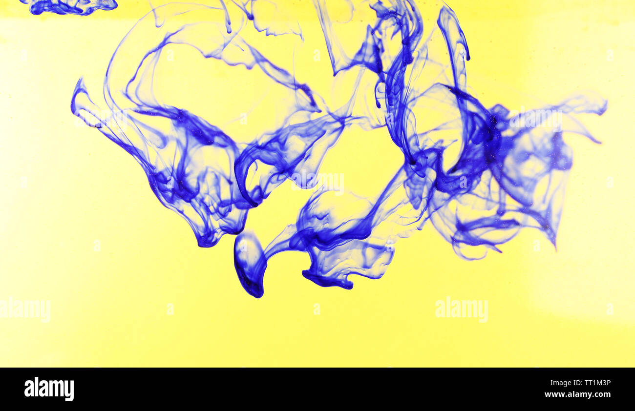 Ink in water Stock Photo - Alamy