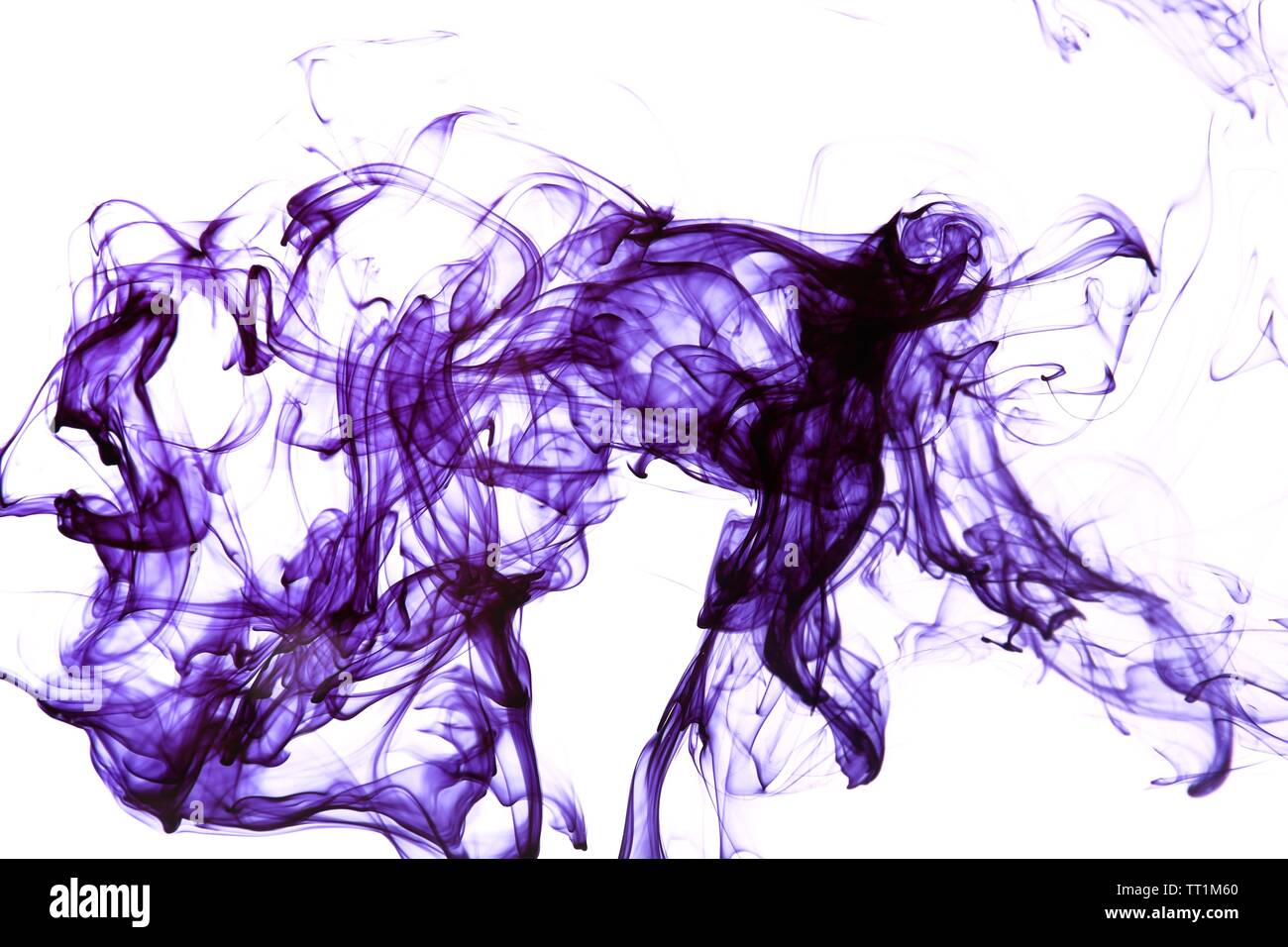 Ink in water close up Stock Photo - Alamy