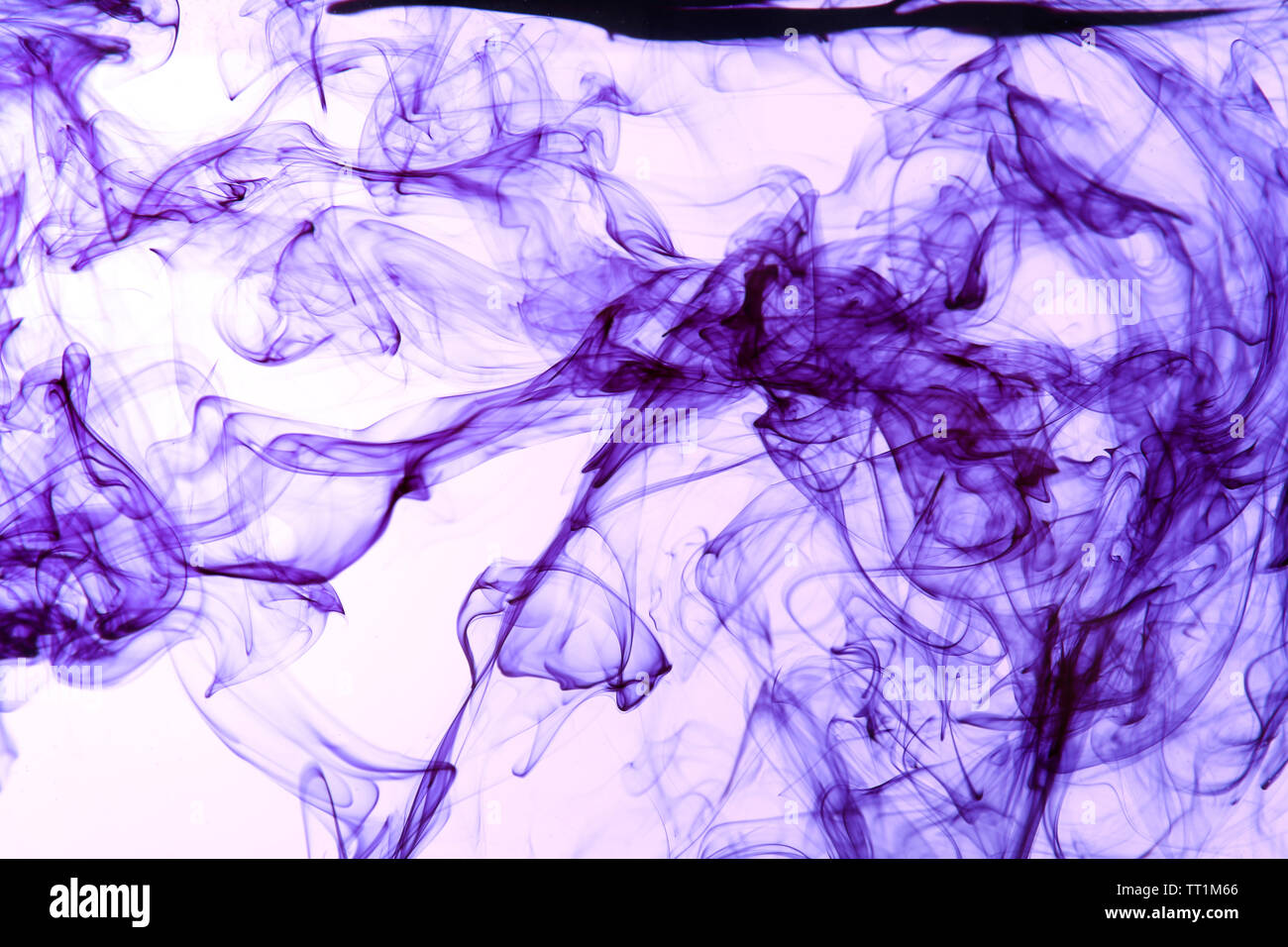 Ink in water close up Stock Photo - Alamy