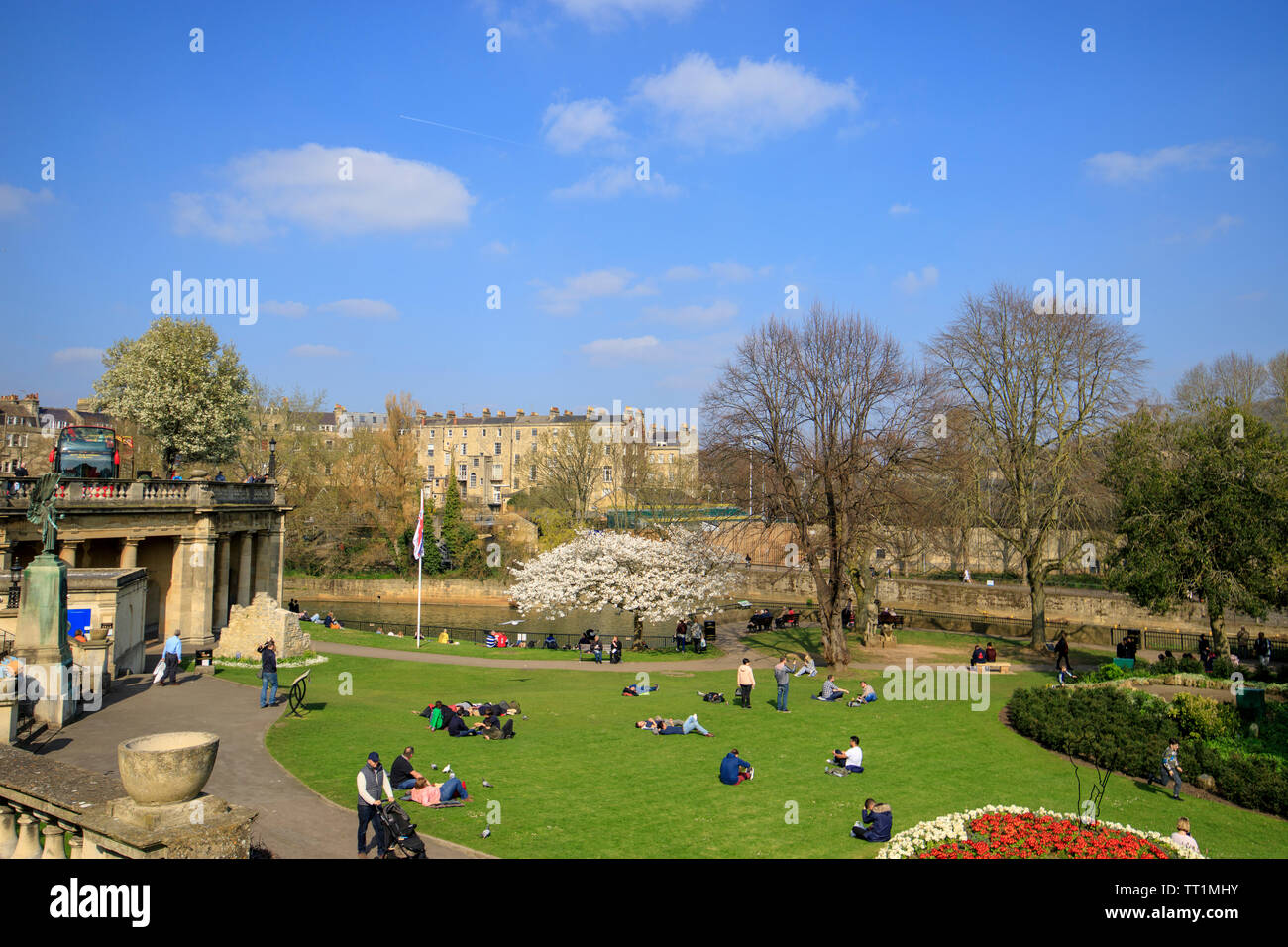 The Parade Gardens, Bath Stock Photo - Alamy