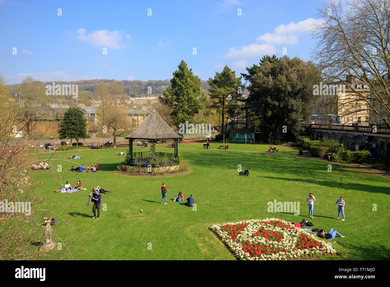 The Parade Gardens, Bath Stock Photo - Alamy