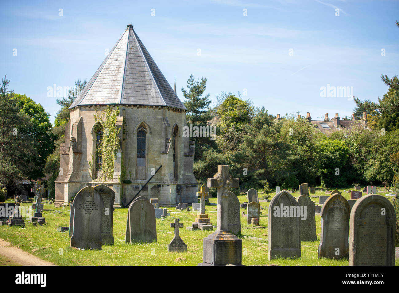 The Old Chapel at St Michaels Cemetery, Bath Stock Photo - Alamy