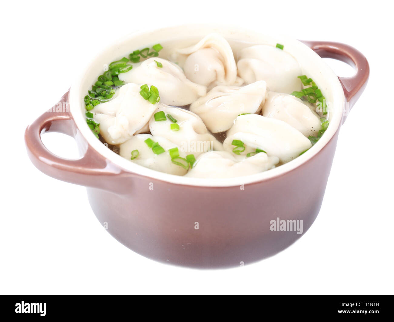 Meat dumplings - russian boiled pelmeni isolated on white Stock Photo ...