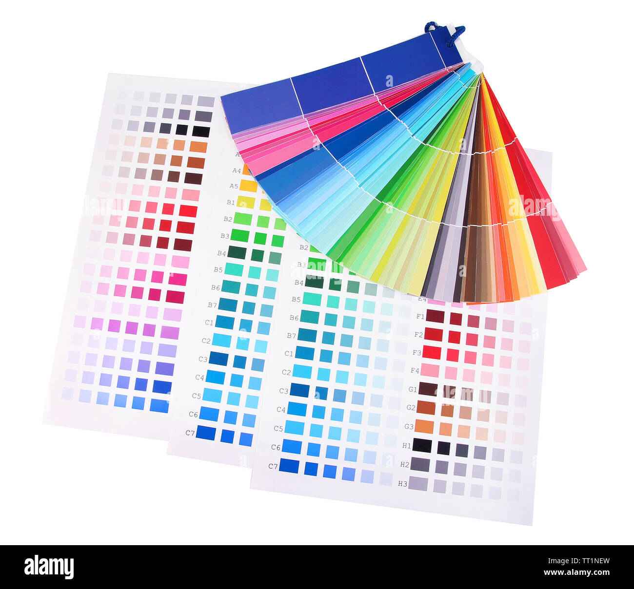 Shades of blue white and rainbow Cut Out Stock Images & Pictures - Alamy