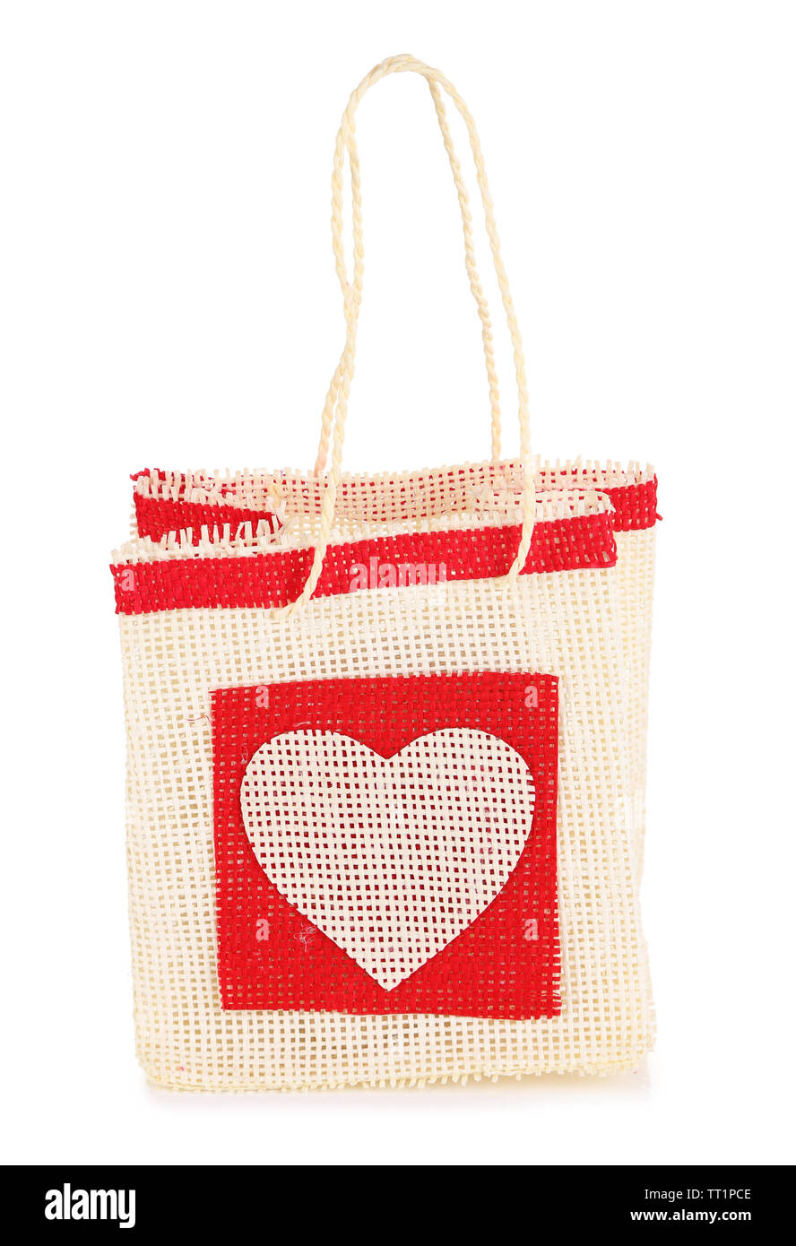 Gift bag isolated on white Stock Photo - Alamy