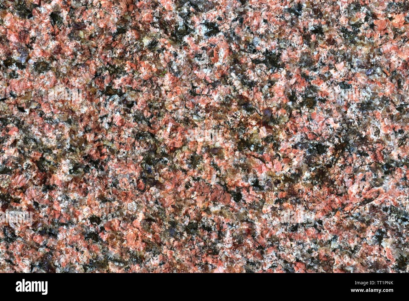 Detailed close up surface of a granite rock texture in high resolution ...