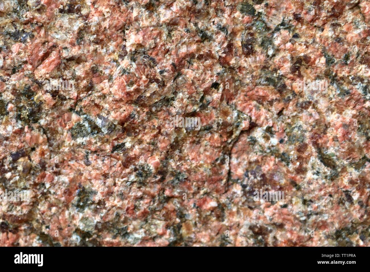 Detailed close up surface of a granite rock texture in high resolution ...