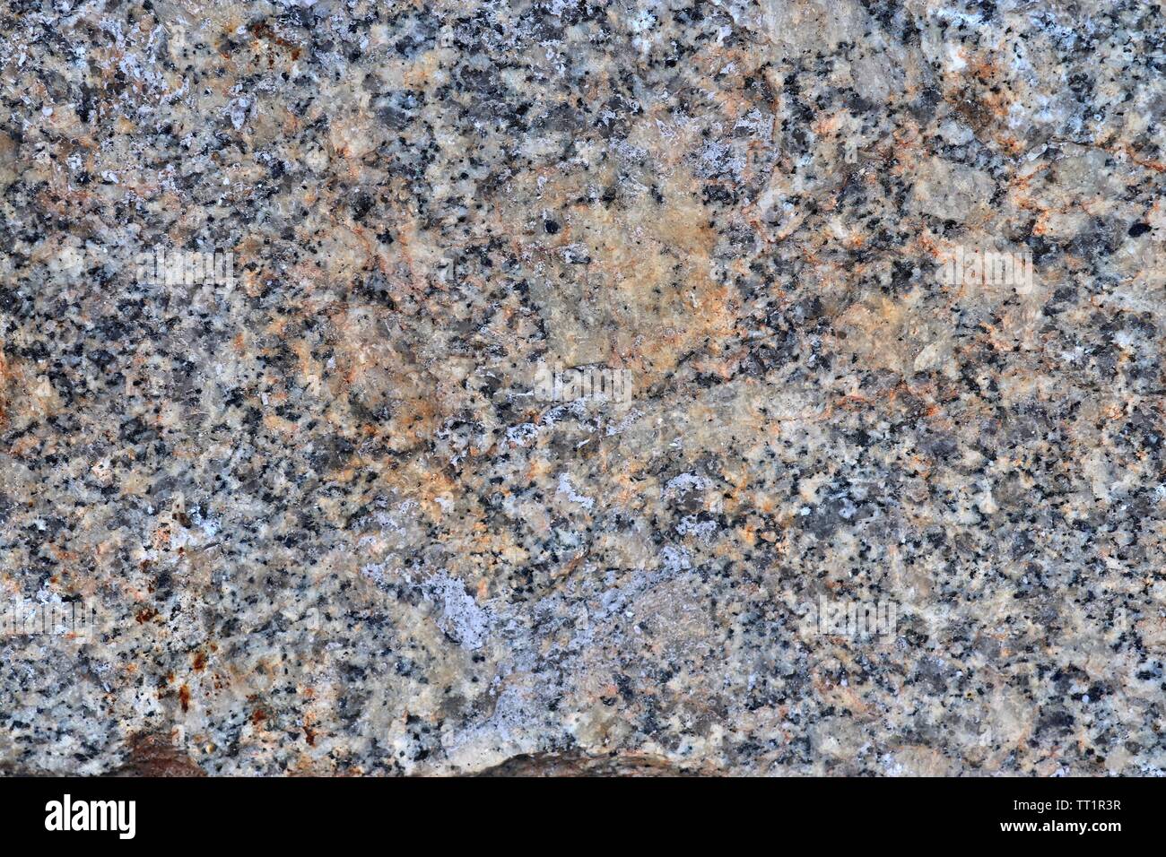 Detailed close up surface of a granite rock texture in high resolution ...