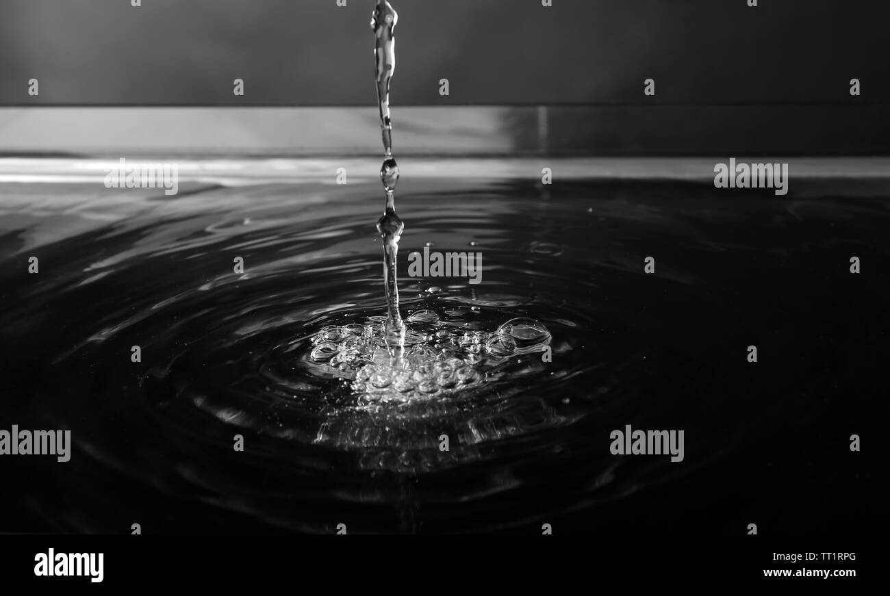 Water drops close-up Stock Photo - Alamy