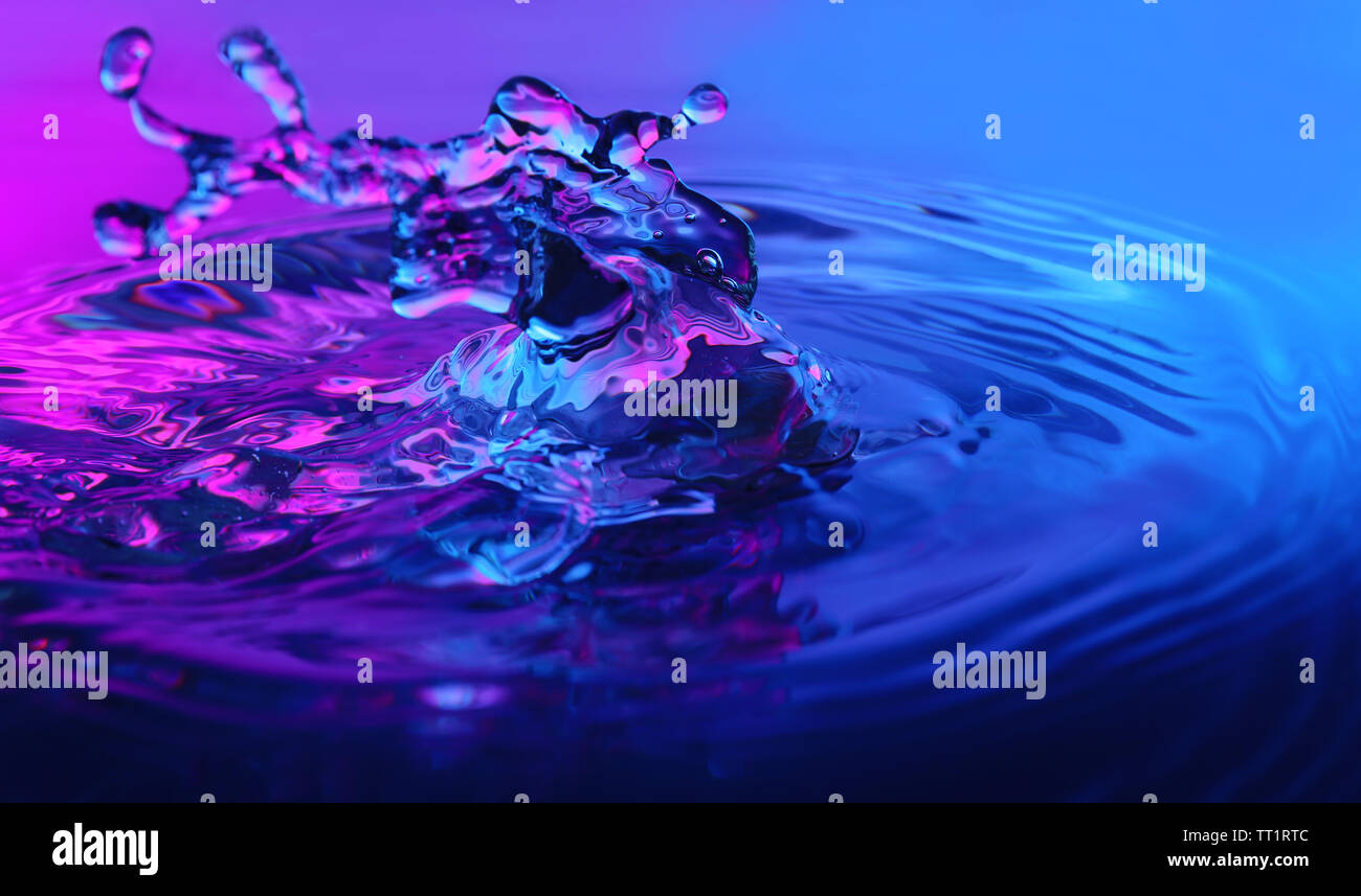 Water drops close-up Stock Photo - Alamy