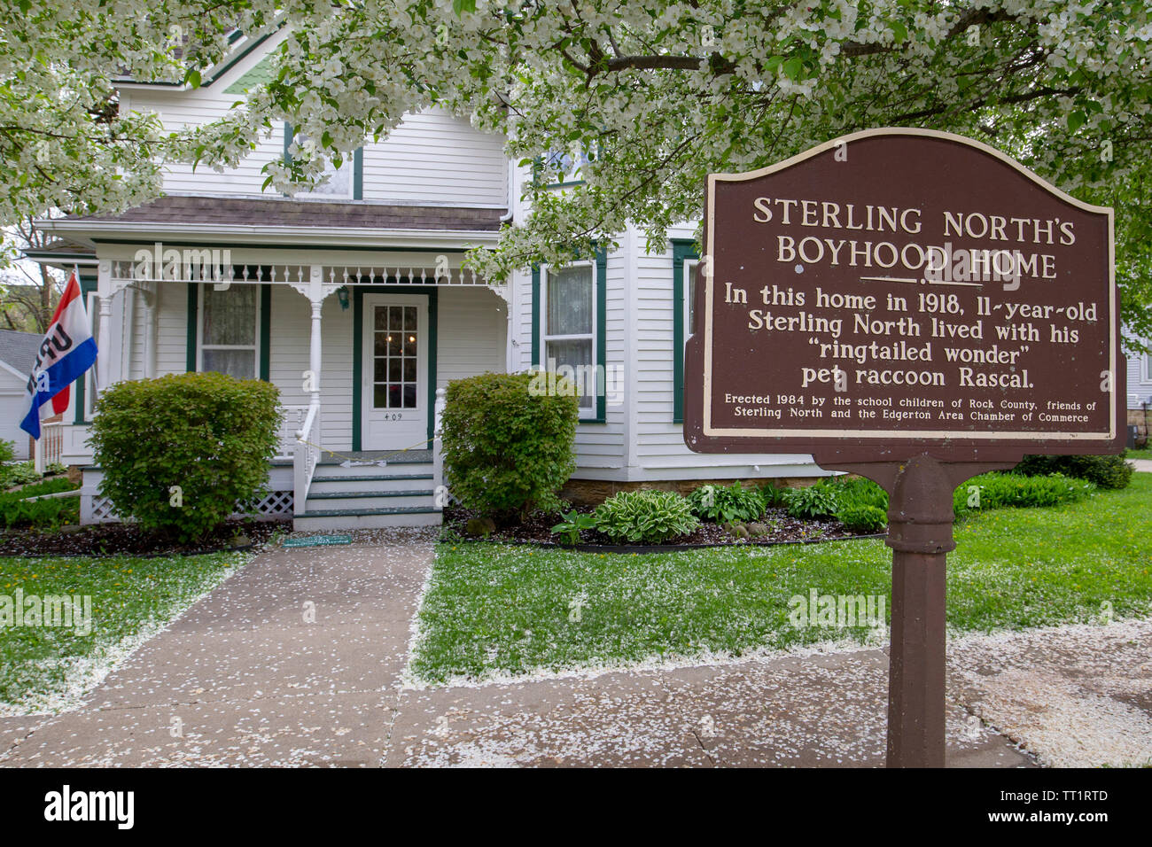 Sterling North Home and Museum at 409 West Rollin Street, Edgerton ...