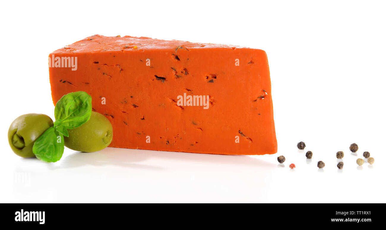 Red cheese pesto, isolated on white Stock Photo - Alamy