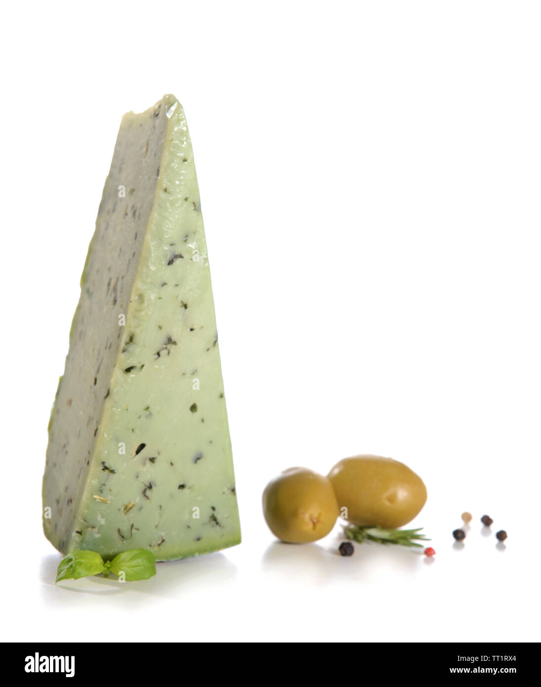 Green cheese pesto, isolated on white Stock Photo - Alamy