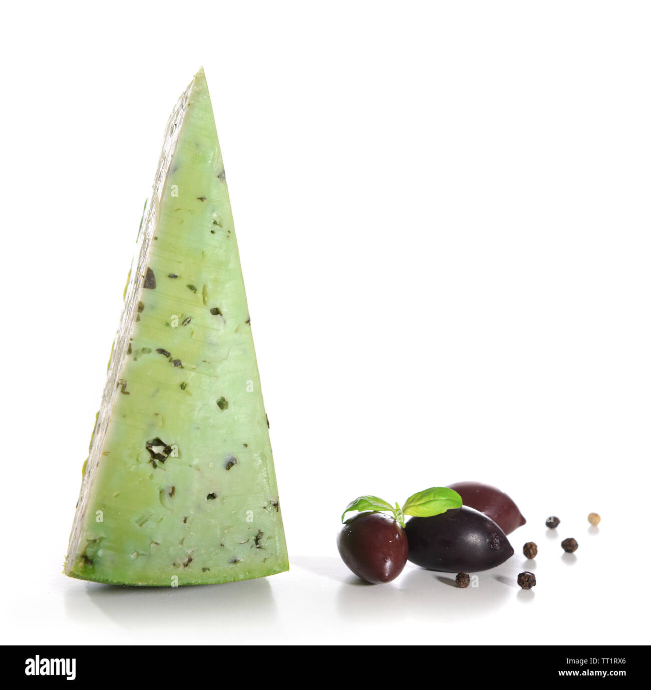 Green cheese pesto, isolated on white Stock Photo - Alamy