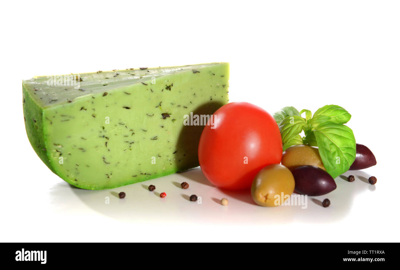 Green cheese pesto, isolated on white Stock Photo - Alamy