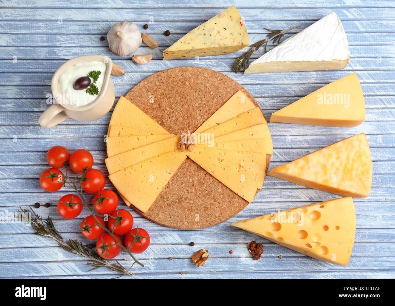 Different italian cheese on hi-res stock photography and images - Alamy