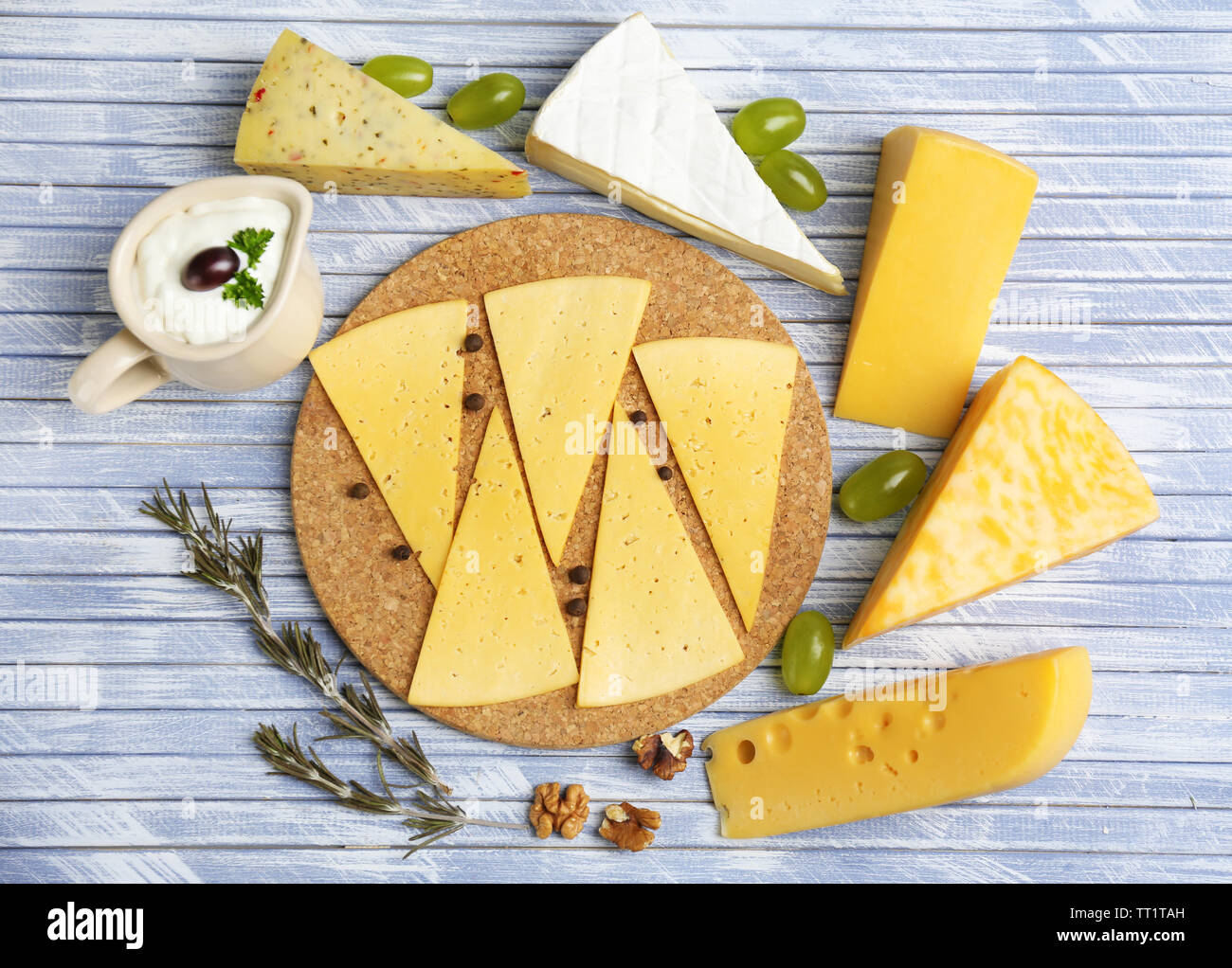 Different italian cheese on hi-res stock photography and images - Alamy