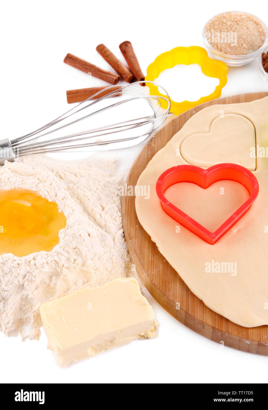 Making cookies close up Stock Photo - Alamy