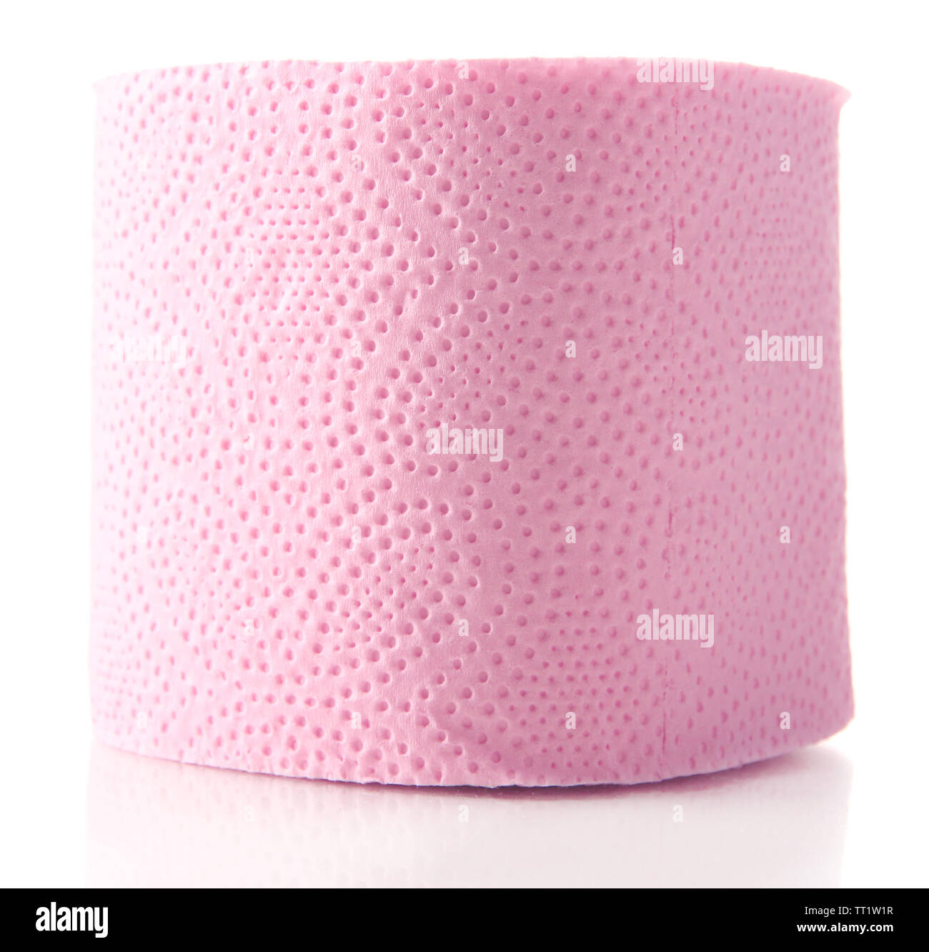Color toilet paper roll isolated on white Stock Photo - Alamy