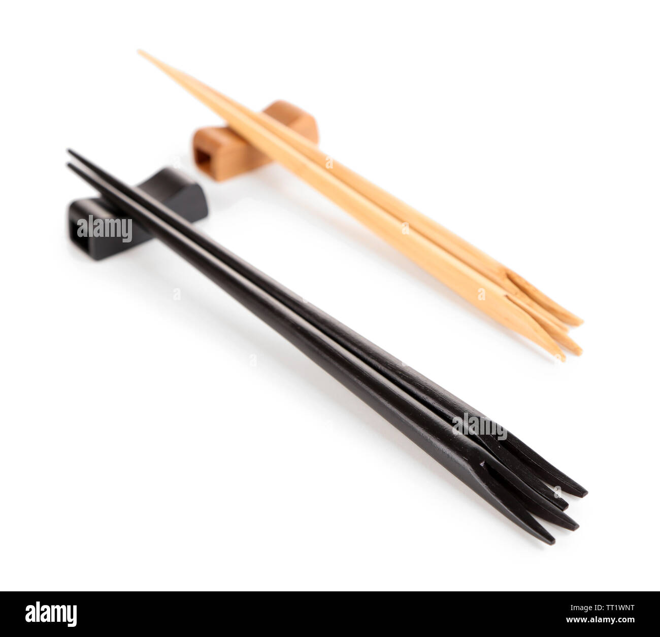 Chopsticks isolated on white Stock Photo - Alamy