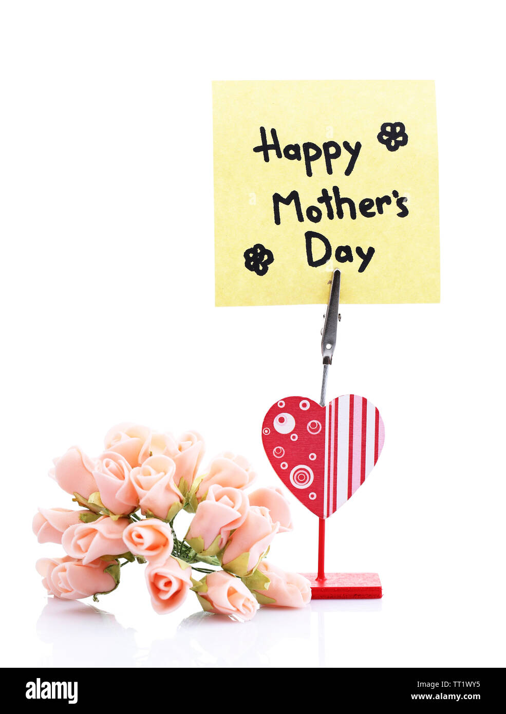 Message holder isolated on white Stock Photo - Alamy