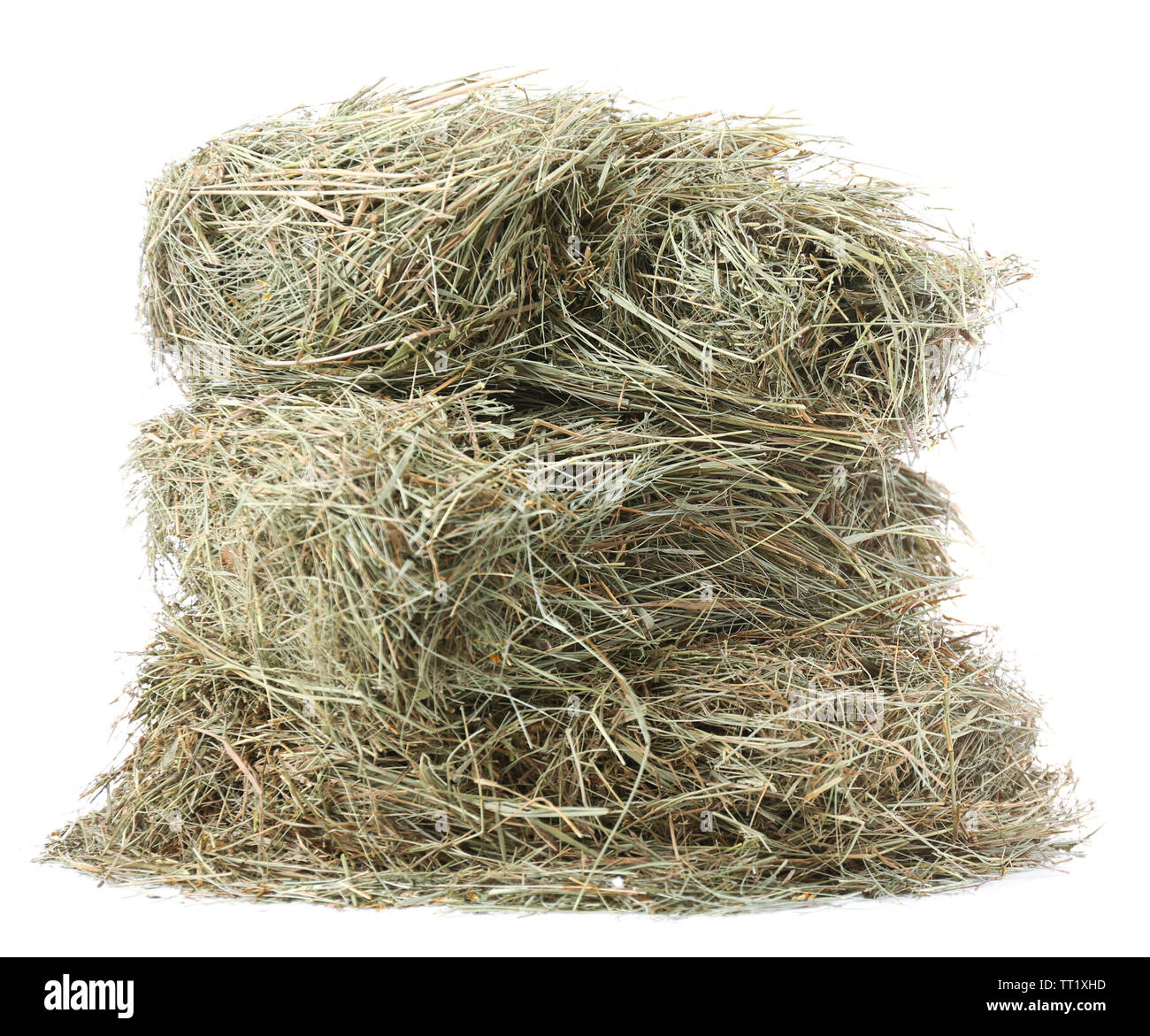 Hay, isolated on white Stock Photo - Alamy
