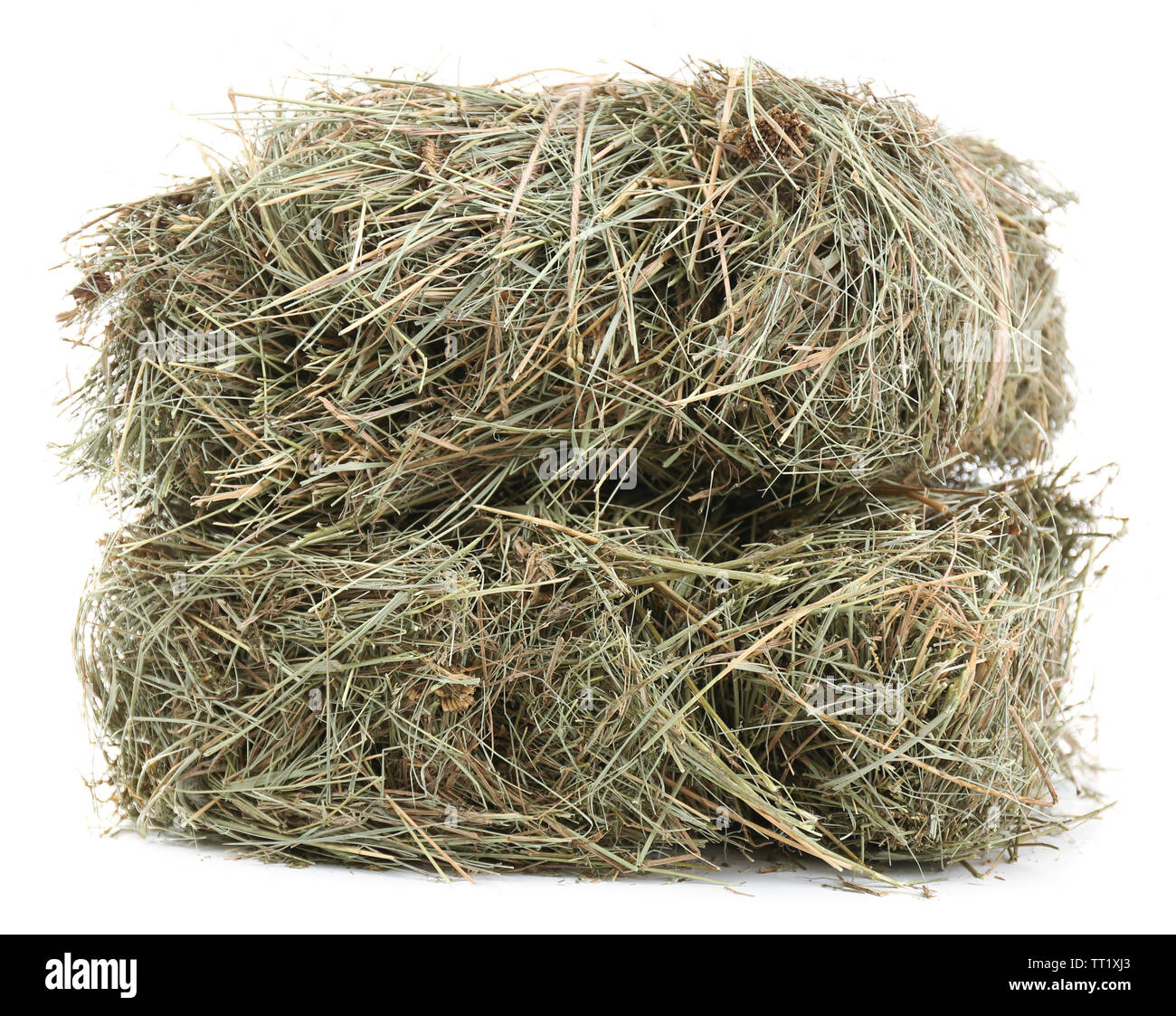 Hay, isolated on white Stock Photo - Alamy