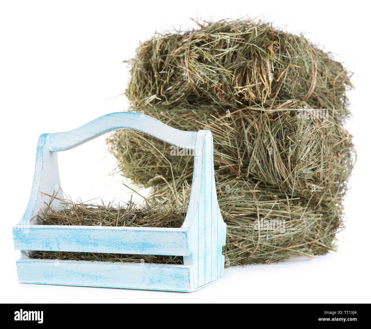 Hay stacked Cut Out Stock Images & Pictures - Alamy
