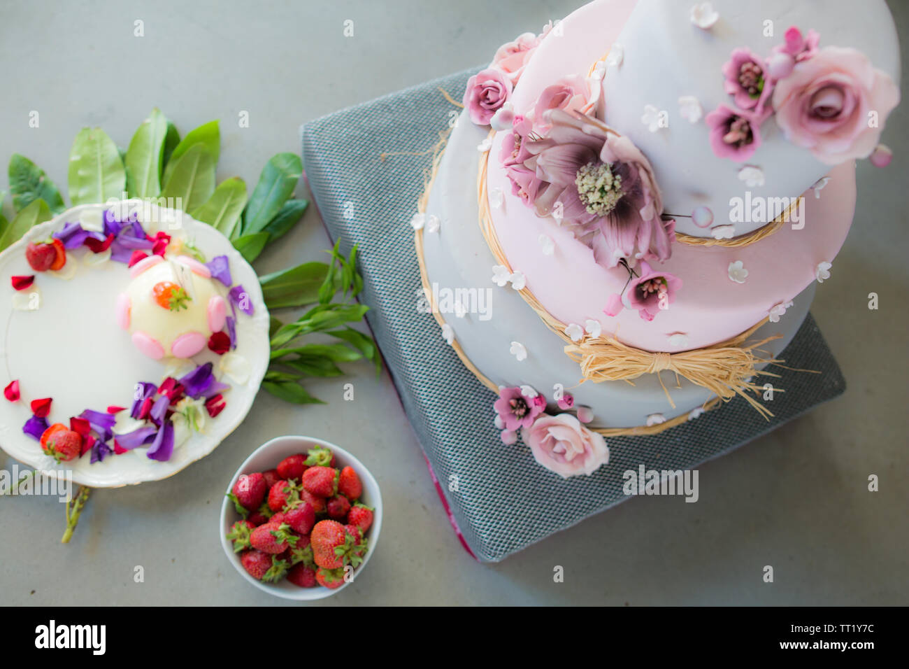 Wedding Cake Top View
