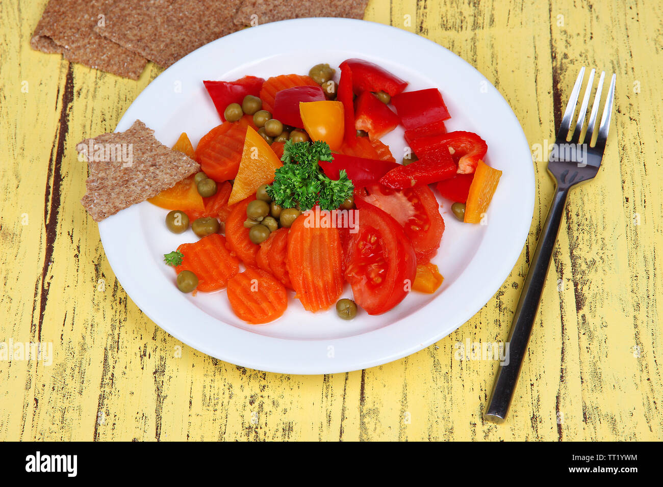 Easy fitness food to sustain shape in form Stock Photo - Alamy