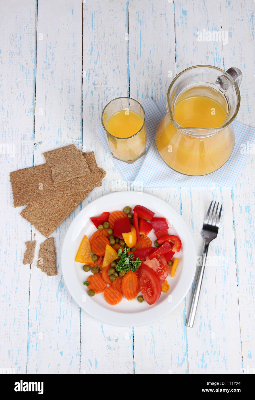 Easy fitness food to sustain shape in form Stock Photo - Alamy